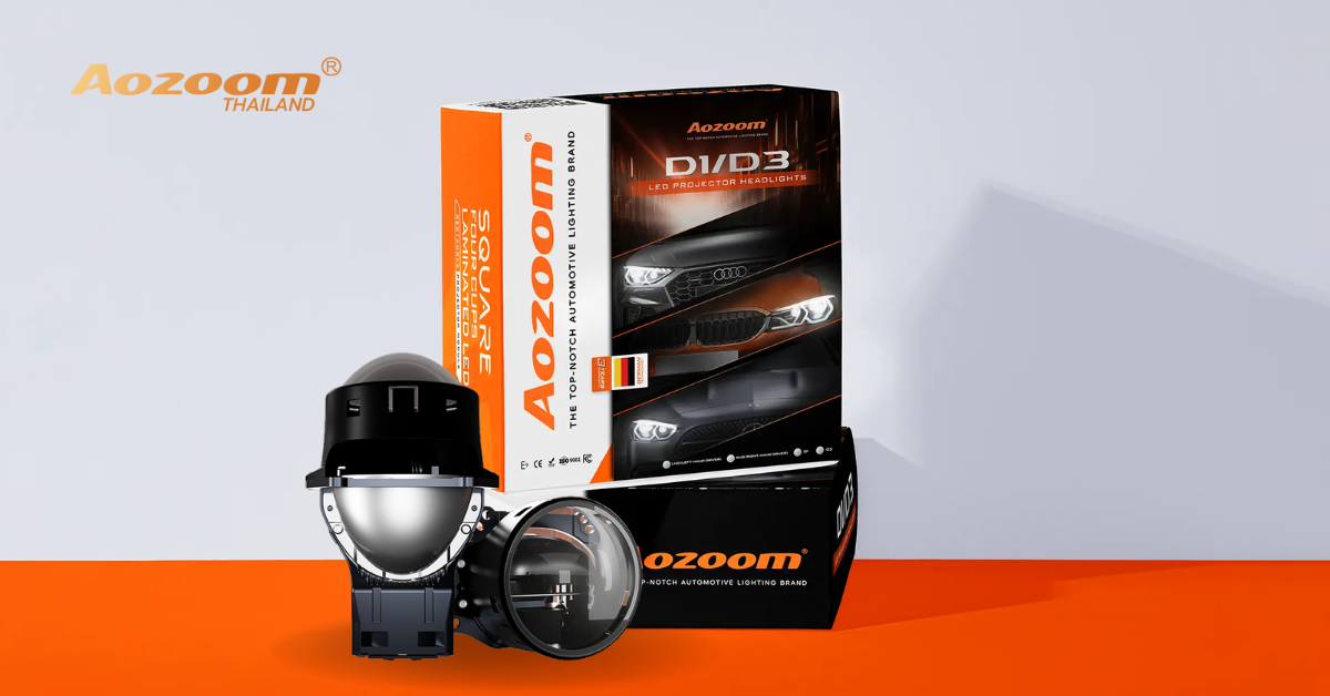 รีวิวเจาะลึก AOZOOM D3 | ไฟหน้าโปรเจคเตอร์ Bi-LED อัปเกรดไฟรถยุโรปแบบจบ ...