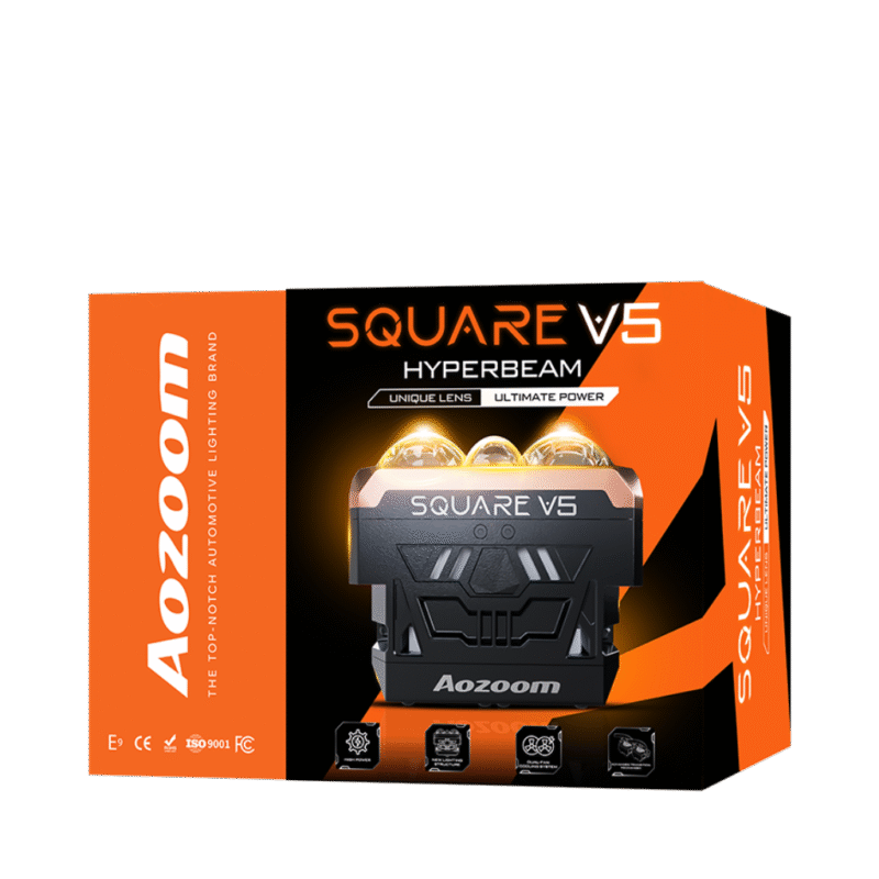 AOZOOM SQUARE V5 ไฟโปรเจคเตอร์ Bi-LED - Aozoom Thailand